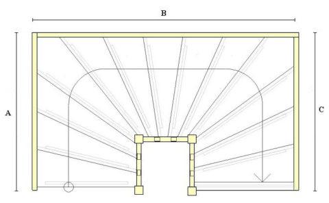 Zack - Ståltrappa med underliggande vang i Z-profil - Snickarlaget